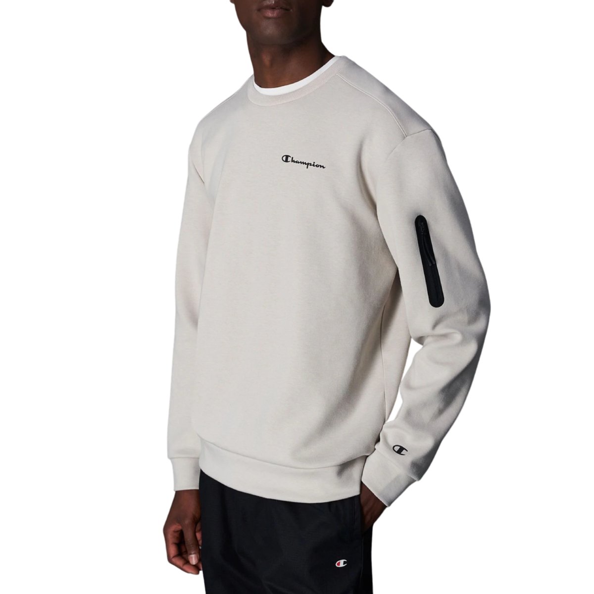 Bluza męska Champion Minimal Zip Pocket Sweatshirt 219153 r.M ...