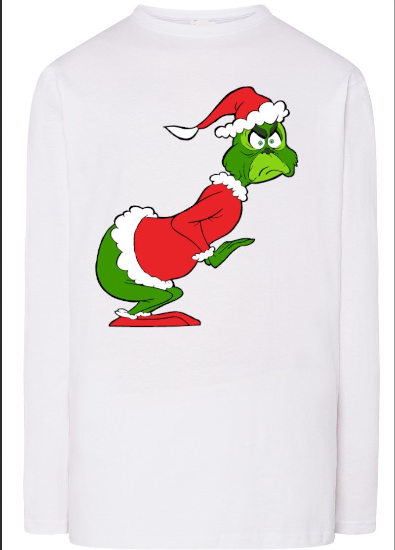 Bluza Męska Longsleeve Świąteczna Grinch Mikołaj r.XS - Inna marka ...