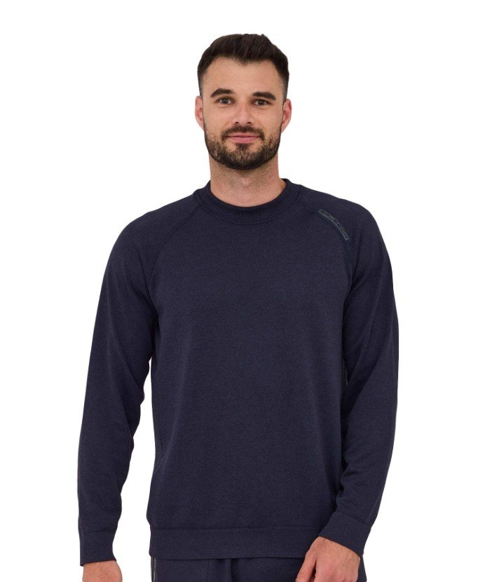 Bluza Męska Wełniana Outdoor Merino - BRUBECK | Moda Sklep EMPIK.COM