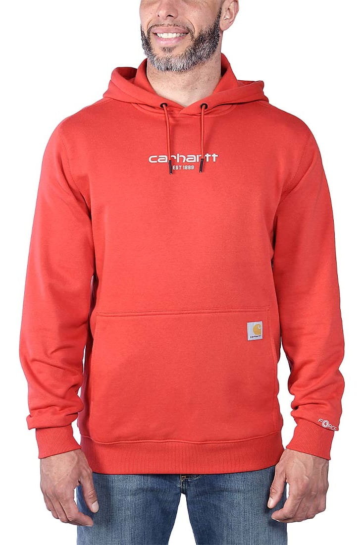 Bluza męska z kapturem Carhartt Force Lightweight Logo - L - Carhartt | Sport Sklep EMPIK.COM