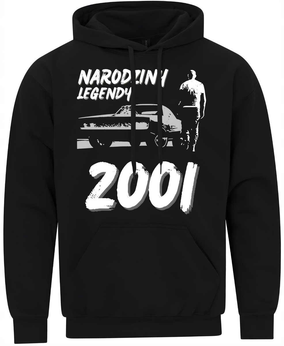 Bluza Męska Z Kapturem Na Urodziny Rocznik 2001 Prezent Nadruk Xxl ...