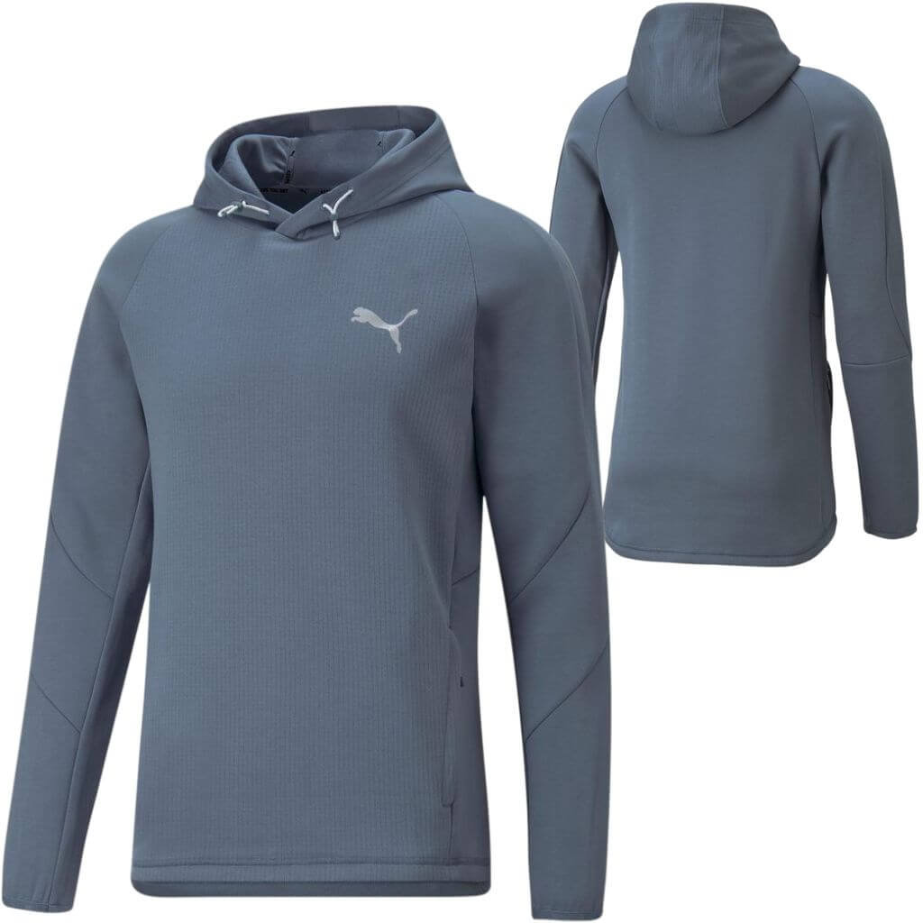Bluza męska z kapturem sportowa termoaktywna niebieska Puma Evostripe Hoodie XXL - Puma | Moda ...
