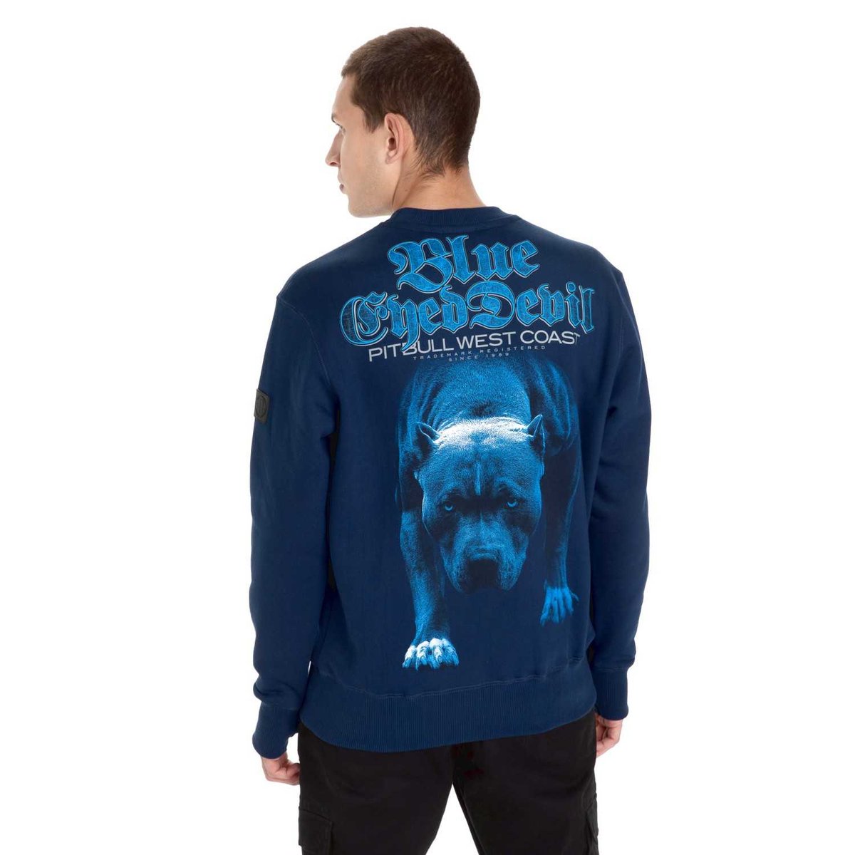 Bluza Pit Bull Blue Eyed Devil - Granatowa L - Pit Bull West Coast ...