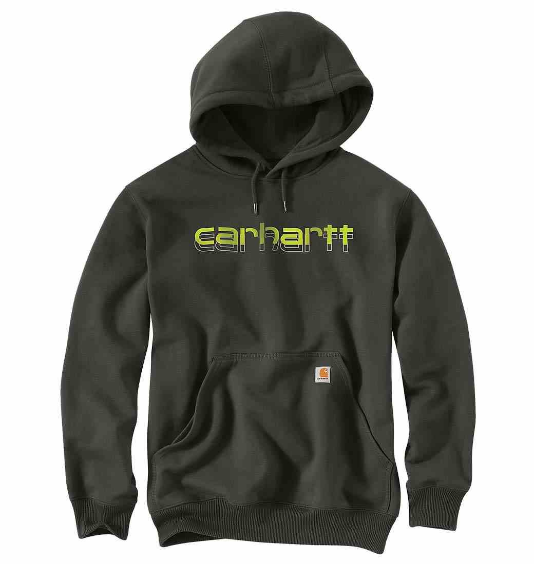 Bluza sportowa Carhartt Rain Defender Mid Logo Peat - Carhartt | Sport ...