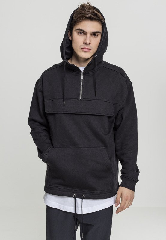 bluza SWEAT PULL OVER HOODY black, kangurka z kapturem-S - Urban ...