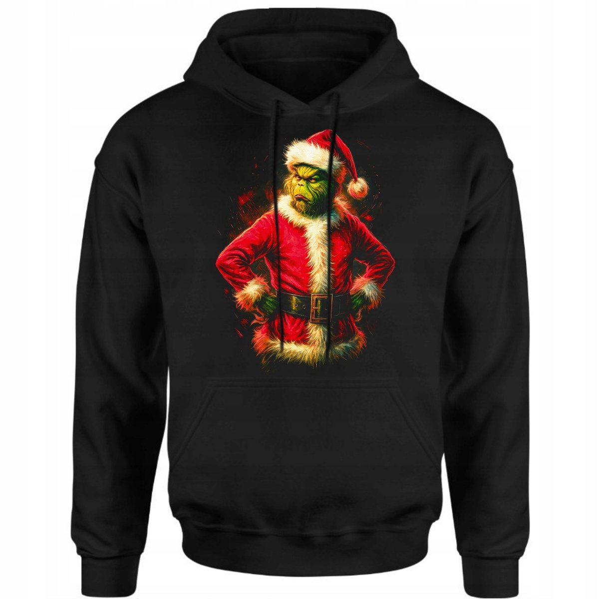 Bluza Świąteczna Męska Grinch Nadruk 3D Prezent Gwiazdka Bawełna S ...