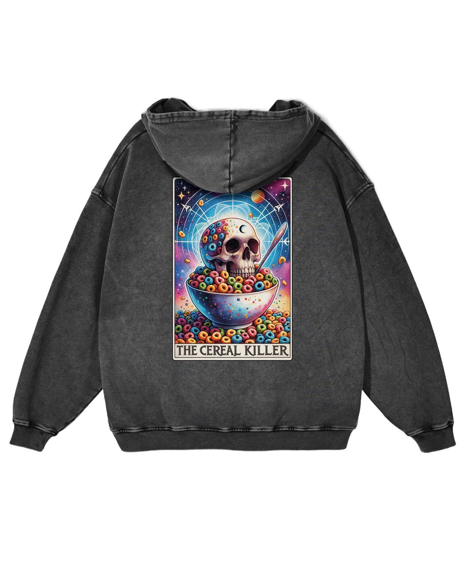Bluza The Cereal Killer Czaszka Płatki Śniadanie Surrealizm Grafitowy L - TeeLove | Moda Sklep ...