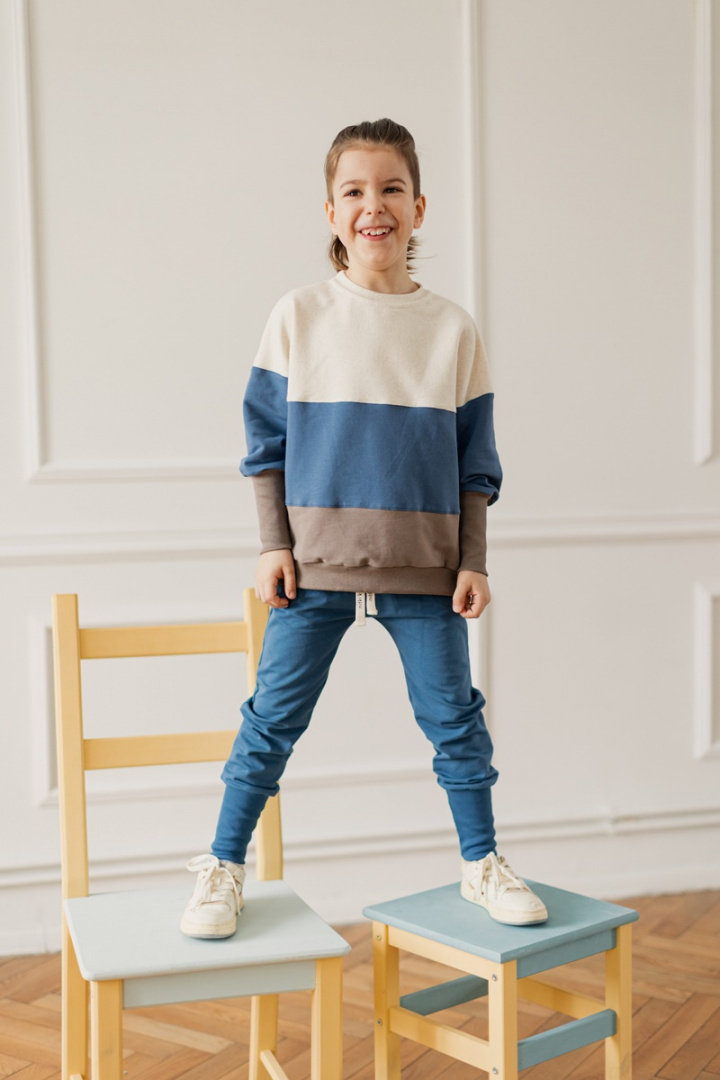 Bluza Tri Color Sky Nitki Kids - 80/86 - - Nitki Kids | Sklep EMPIK.COM