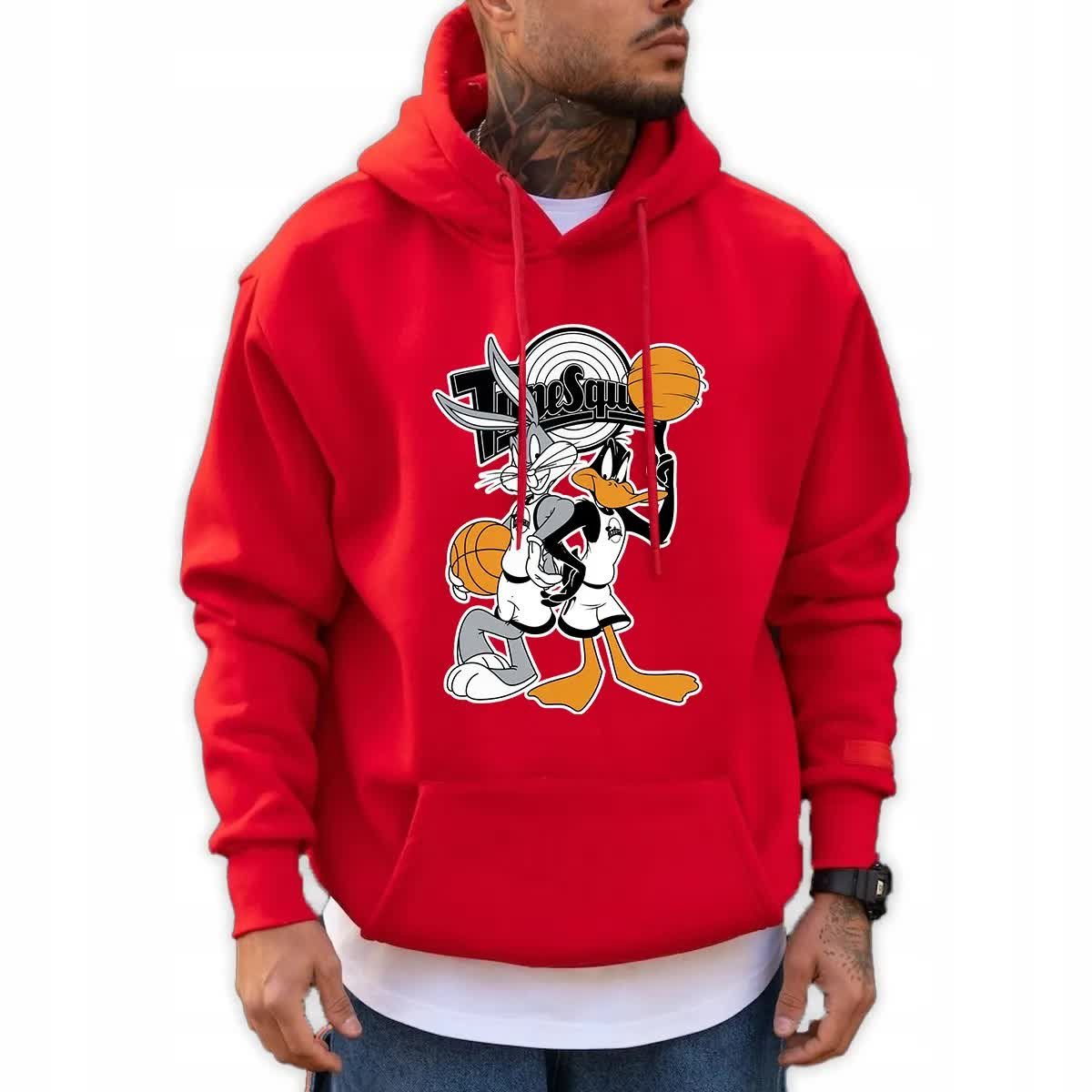 Bluza Unisex TUNE SQUAD Dla Fana Na Prezent Czerwony Rozmiar S - Inna ...
