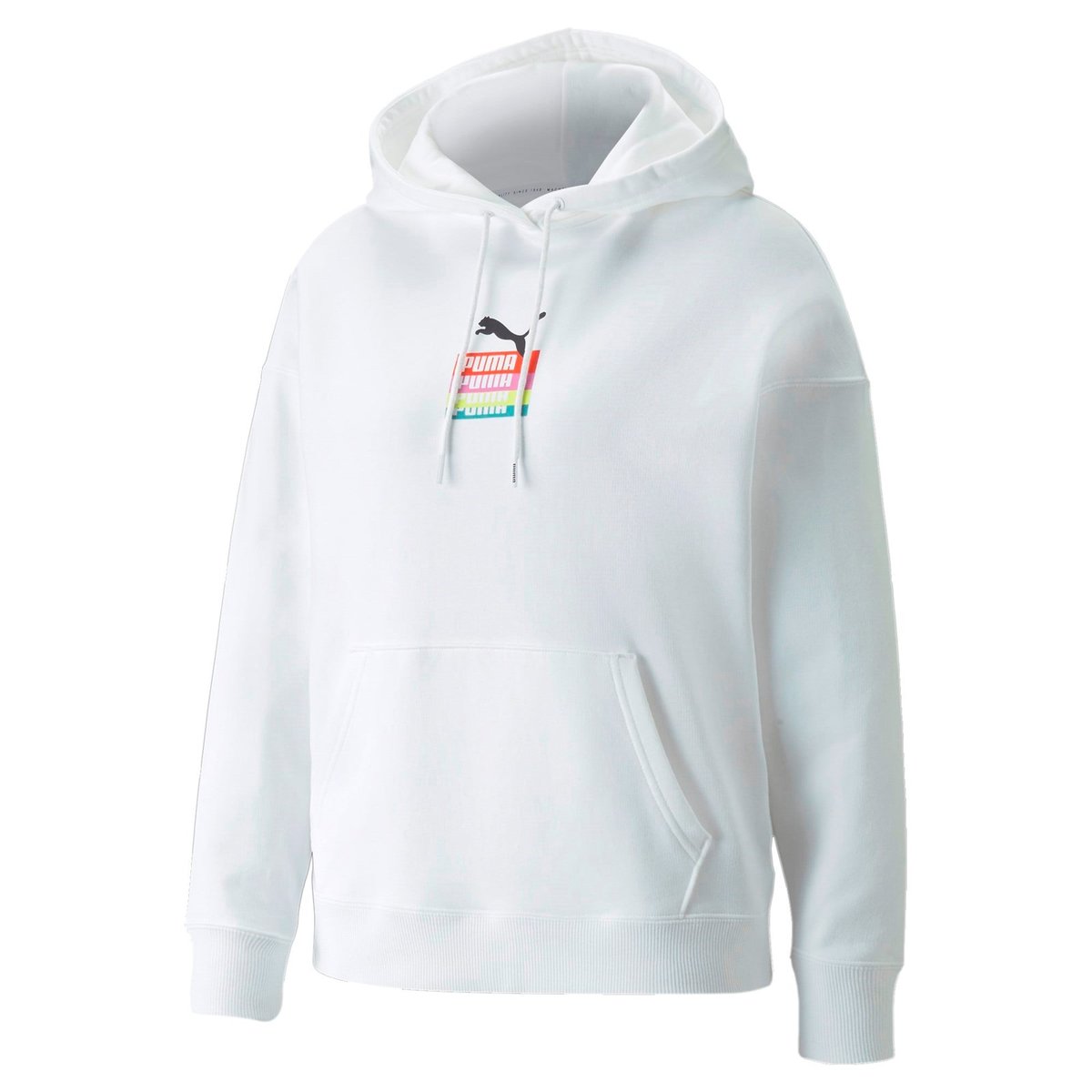 Bluza z kapturem damska Puma BRAND LOVE biała 53435202-S - Puma | Moda ...
