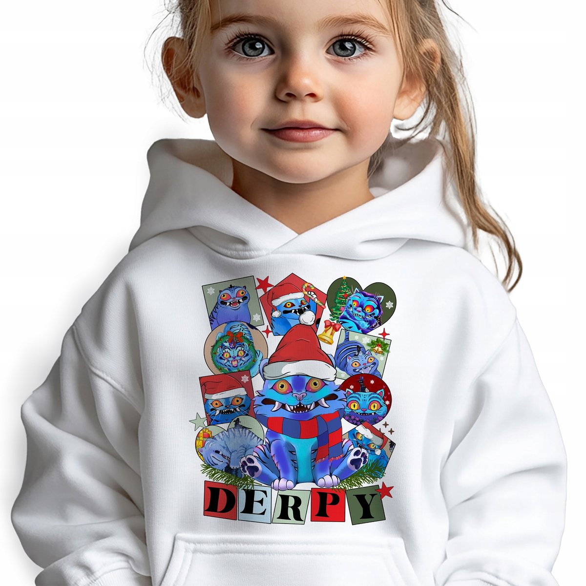 Bluza Z Kapturem DERPY SANTA Prezent Na Mikołajki Święta Gwiazdka - 140 ...