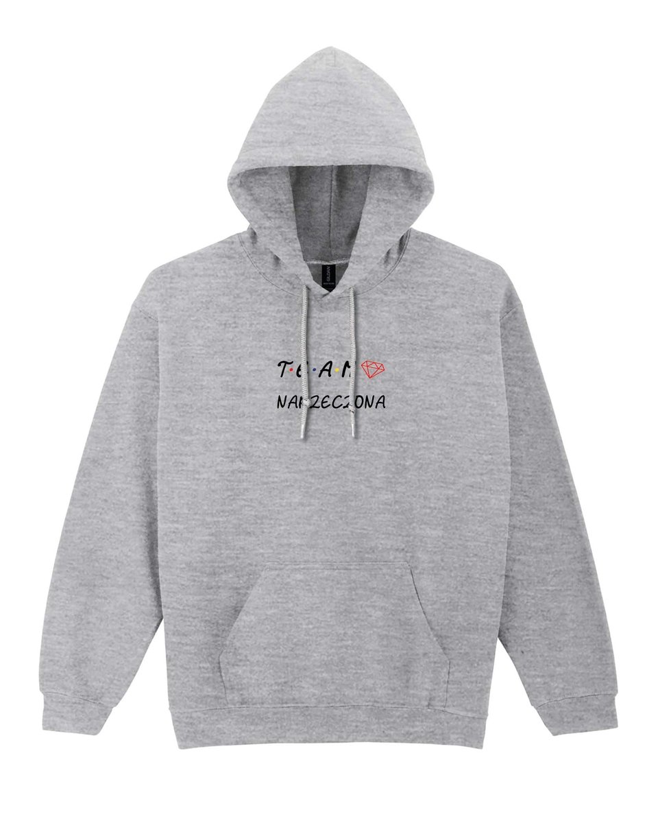 Bluza z kapturem dla Druhny Ślub Panieński Szara XL - TeeLove | Moda ...