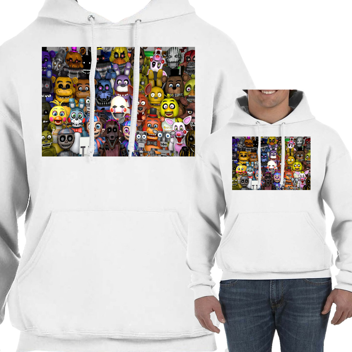 Bluza Z Kapturem Five Nights Freddys Fnaf L 3002 - Inna marka | Moda ...