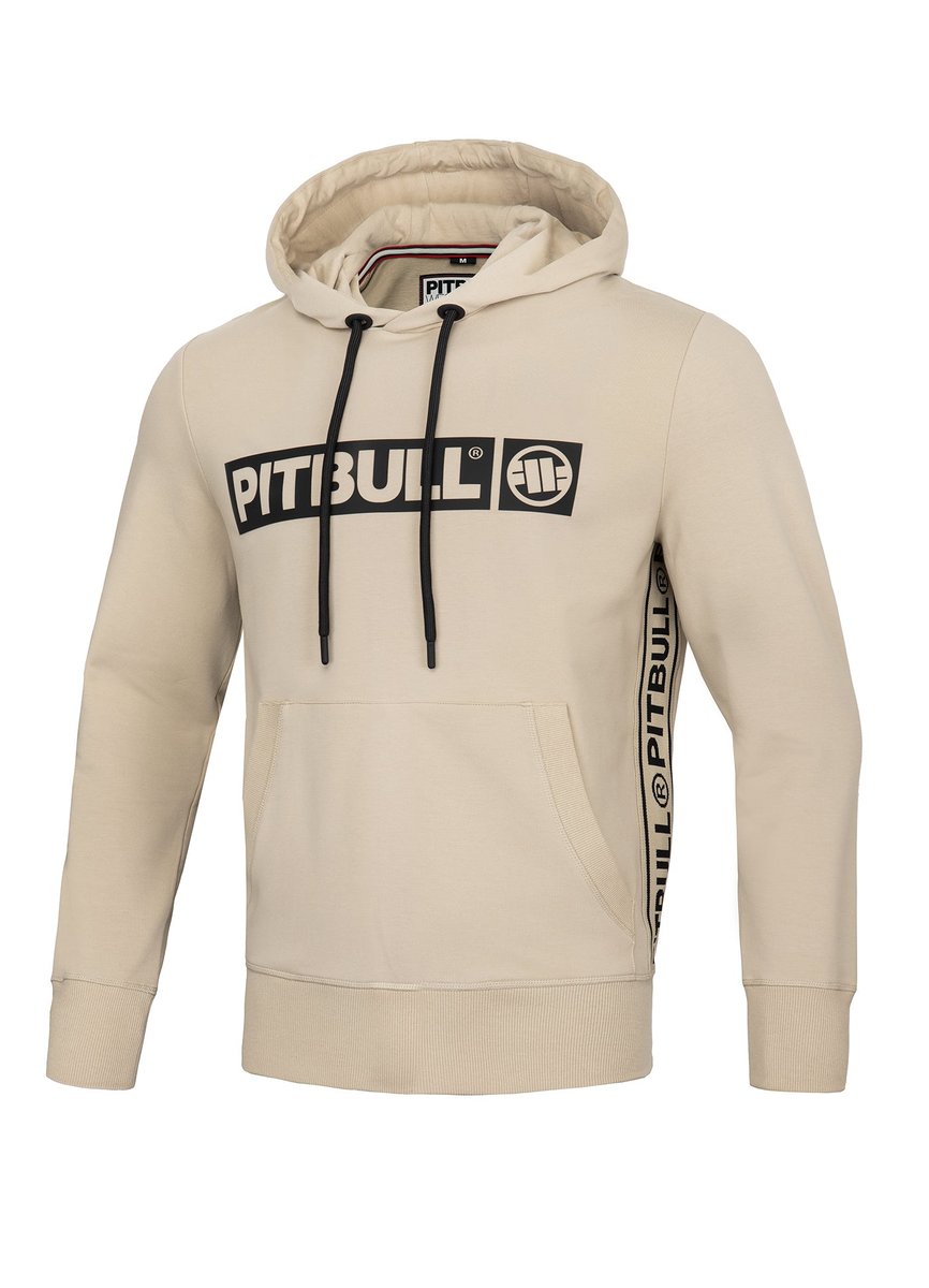 Bluza z kapturem French Terry BRIGHTON Piaskowa XL - Pitbull West Coast ...