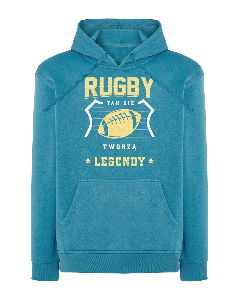 Bluza z kapturem Rugby Sport Legenda Jasnoniebieska XXL - TeeLove ...