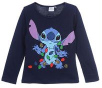 Bluzka wi teczna dla dziewczynki Disney - Lilo i Stitch, fioletowy/granatowy, bawe na, rozmiar ...
