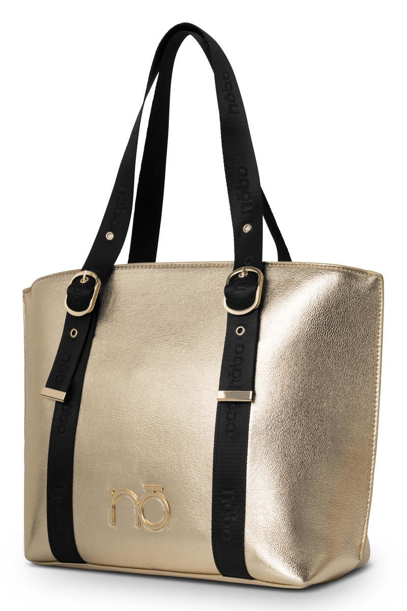 Błyszcząca shopperka Nobo złota - Nobo | Moda Sklep EMPIK.COM