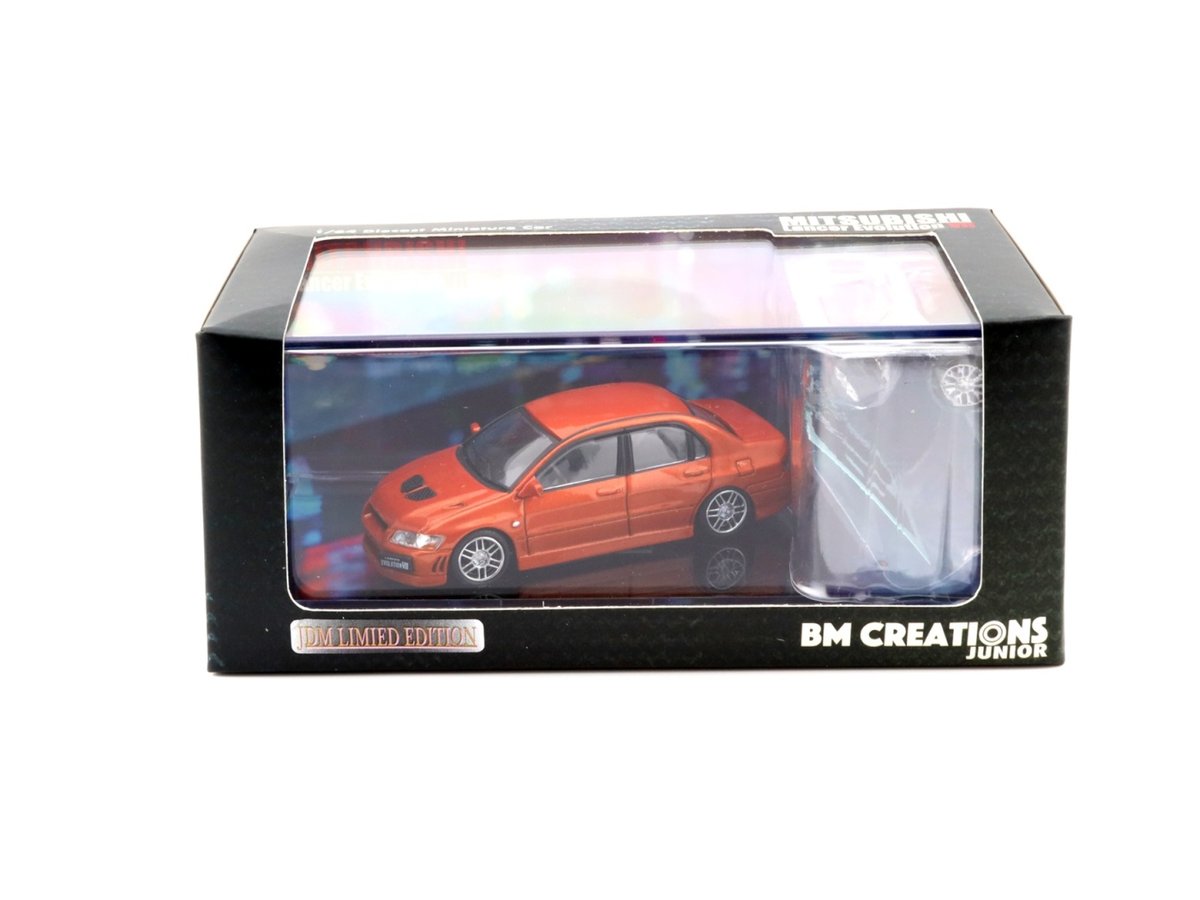 BM CREATIONS BMC Mitsubishi Lancer Evolution VII Custom Orange Limited ...