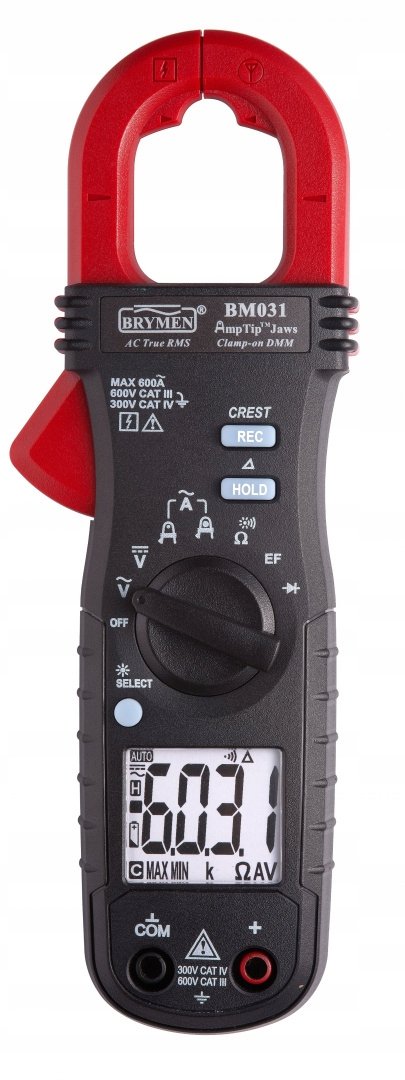 BM031 Miernik cęgowy 600A AC TRMS, AmpTip, Brymen - Brymen | Sklep ...