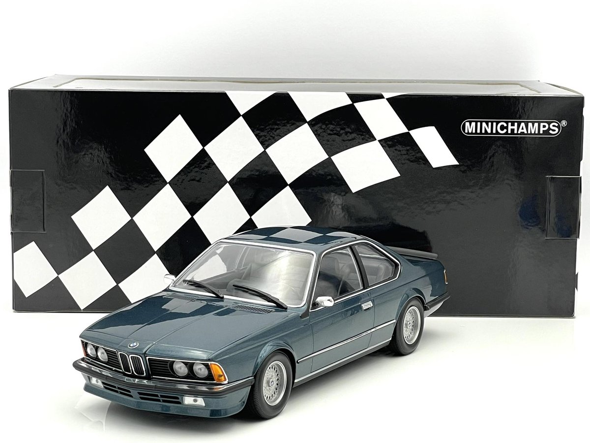 BMW 635 CSI E24 - 1982, petrol metallic Minichamps 1:18 - Minichamps ...