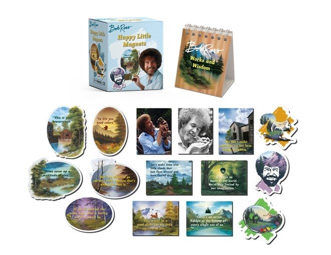 Bob Ross: Happy Little Magnets - Ross Bob | Książka w Empik