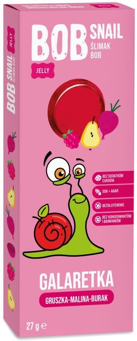 Bob Snail galaretka gruszka-malina-burak 27 g - Bob Snail | Sklep EMPIK.COM