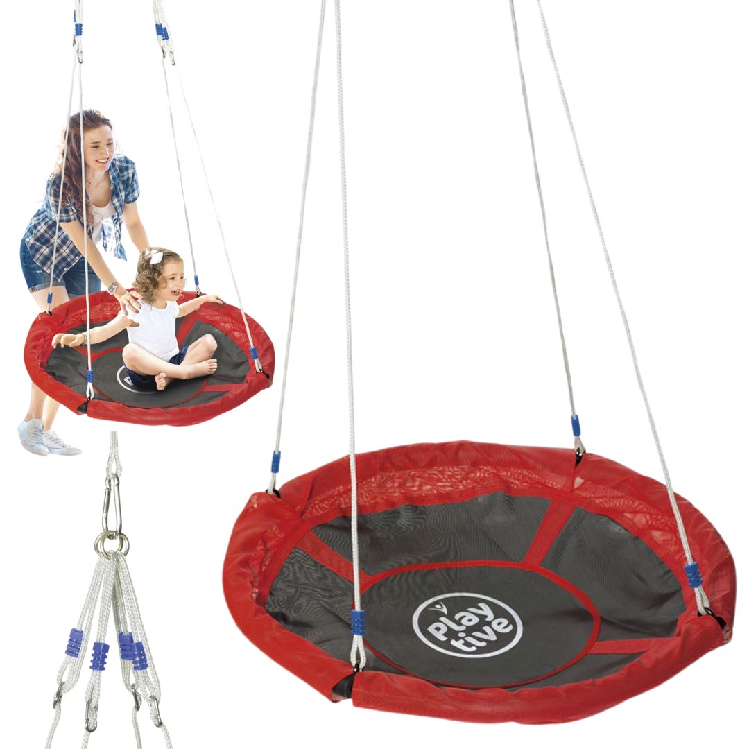 Bocianie gniazdo OGRODOWA HUŚTAWKA DLA DZIECI Playtive 113 cm do 150 kg ...