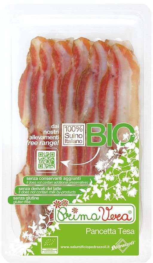 Boczek (Pancetta) Plastry Bezglutenowy Bio 70 G - Primavera - PRIMAVERA ...