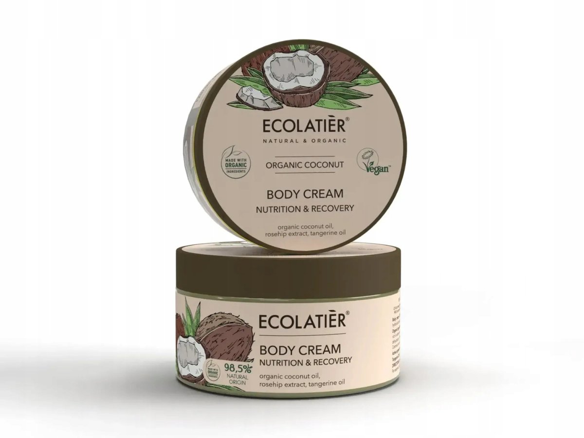 Body Cream Nutrition & Recovery Organic Coconut, 250 ml Ecolatier | Sklep EMPIK.COM