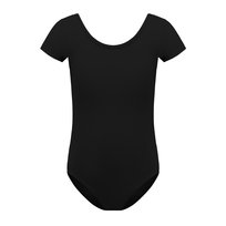 Body Czarne Baletowe Gimnastyczne Do Tańca Dziecięce Ribbon Black Body ...