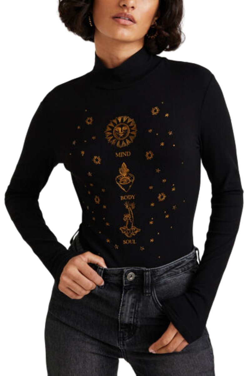 Body damska Desigual Mrs Body z półgolfem-M - Desigual | Moda Sklep ...