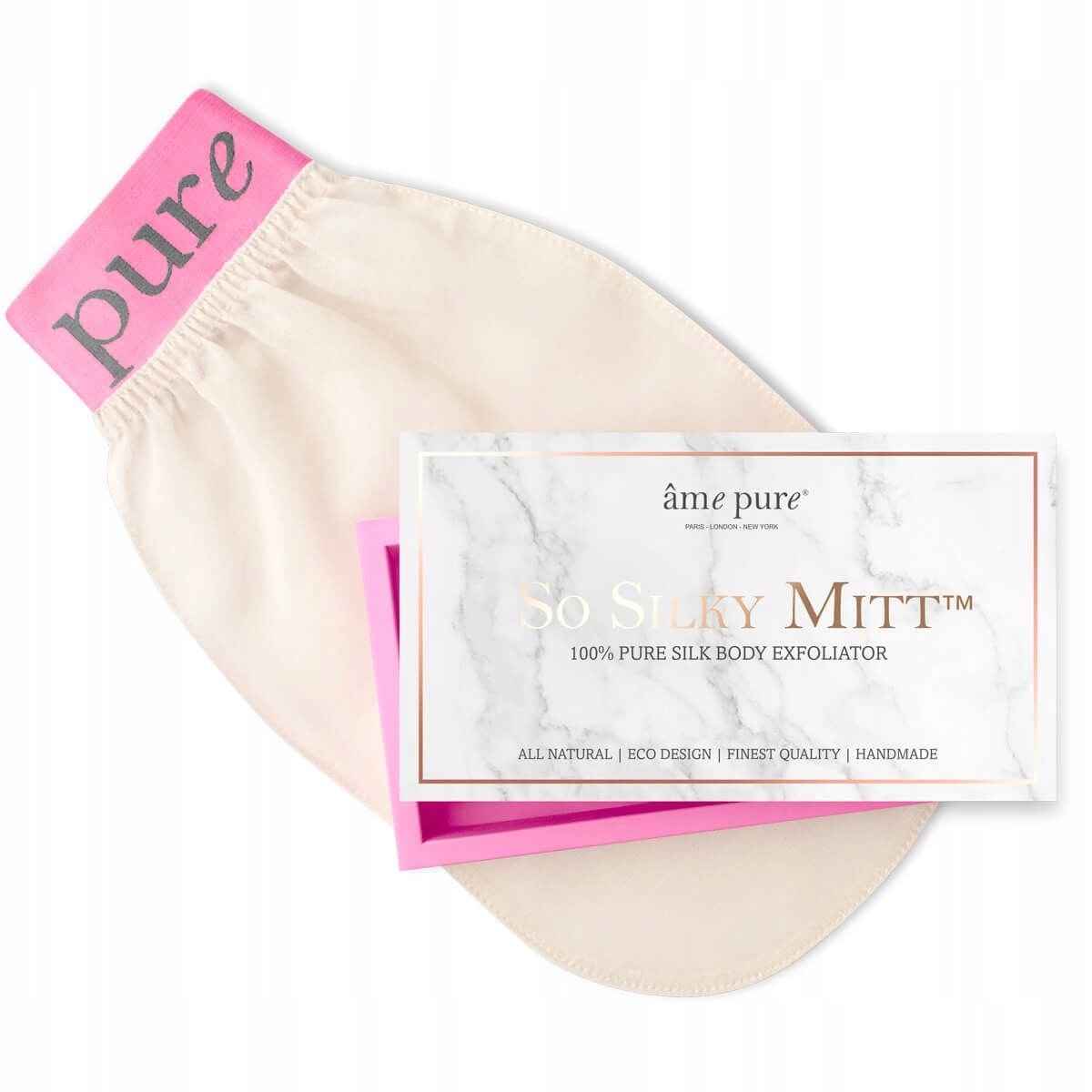 Body Exfoliator So Silky Mitt, Rękawica 100% czysty jedwab | Sklep ...
