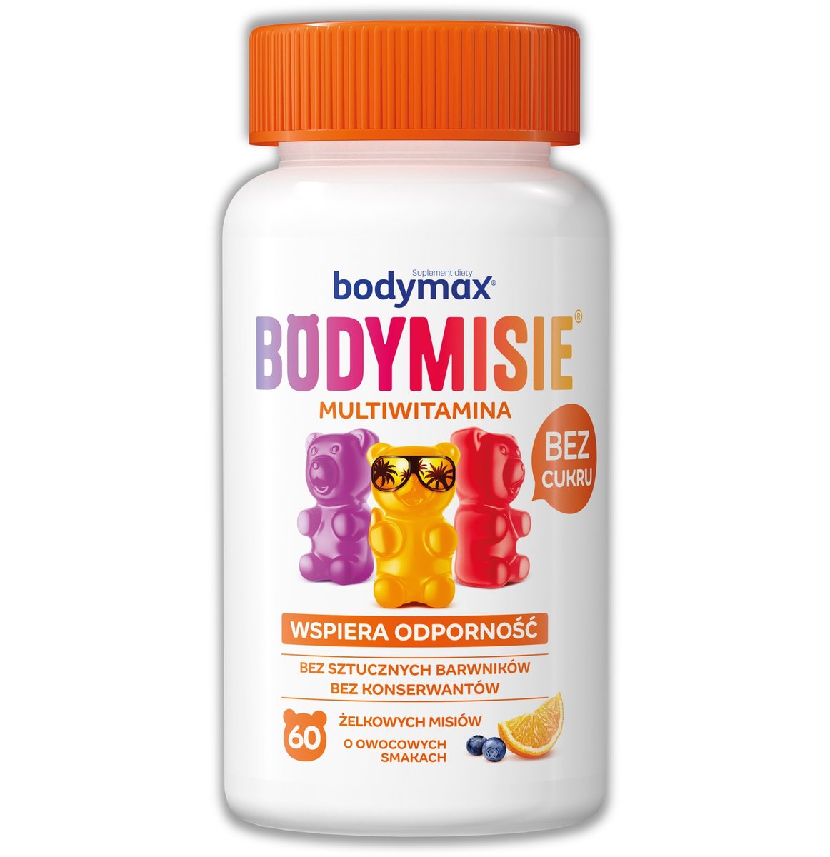 BODYMAX, Bodymisie, o smaku owocowym, 60 żelek | Sklep EMPIK.COM