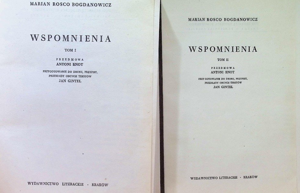 Bogdanowicz Wspomnienia Tom I i II - Opracowanie zbiorowe | Książka w Empik