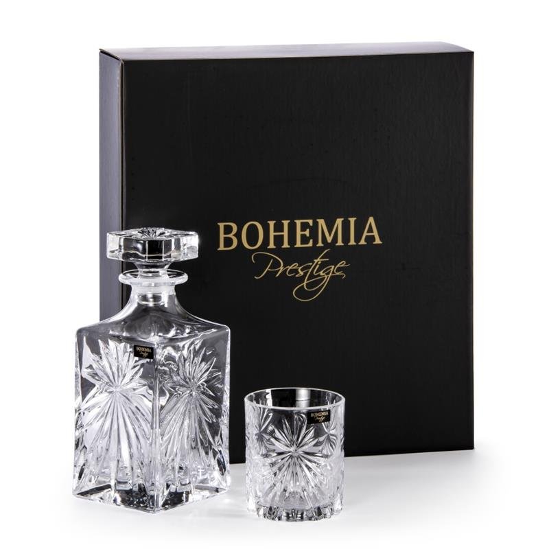 Bohemia Fiore komplet szklanek z karafką 6+1 - BOHEMIA | Sklep EMPIK.COM