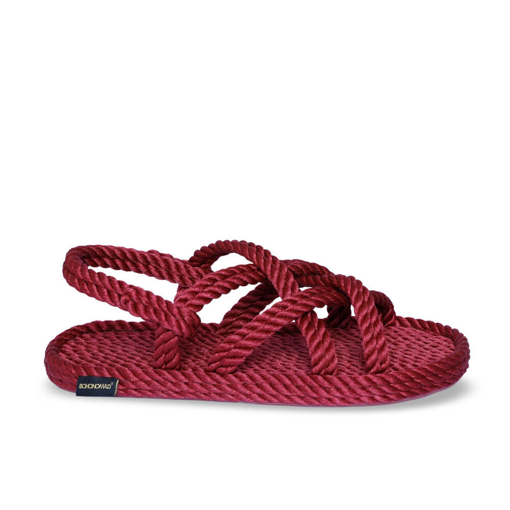 Bohonamd Sandały Damskie Bodrum Rope - Claret Red - Us 6.5 / Eu 37 / 23.5 Cm - Bohonomad | Sport ...