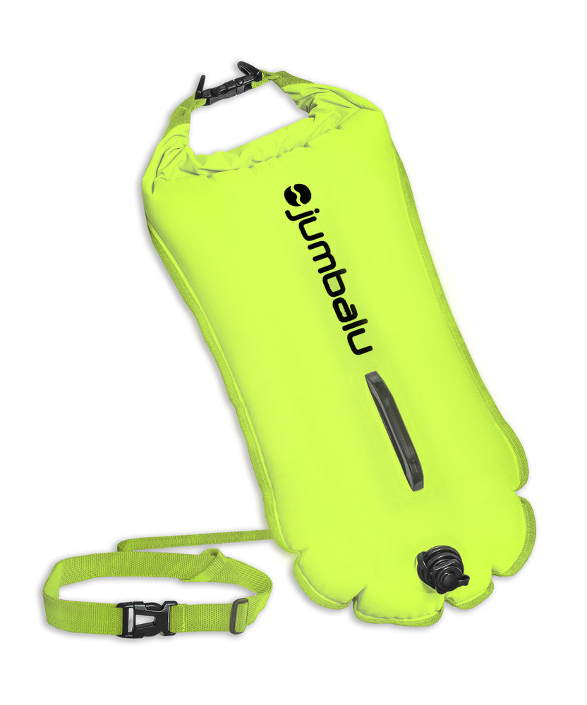 Bojka asekuracyjna pompowana 28L Dwie komory + Linka asekuracyjna ...