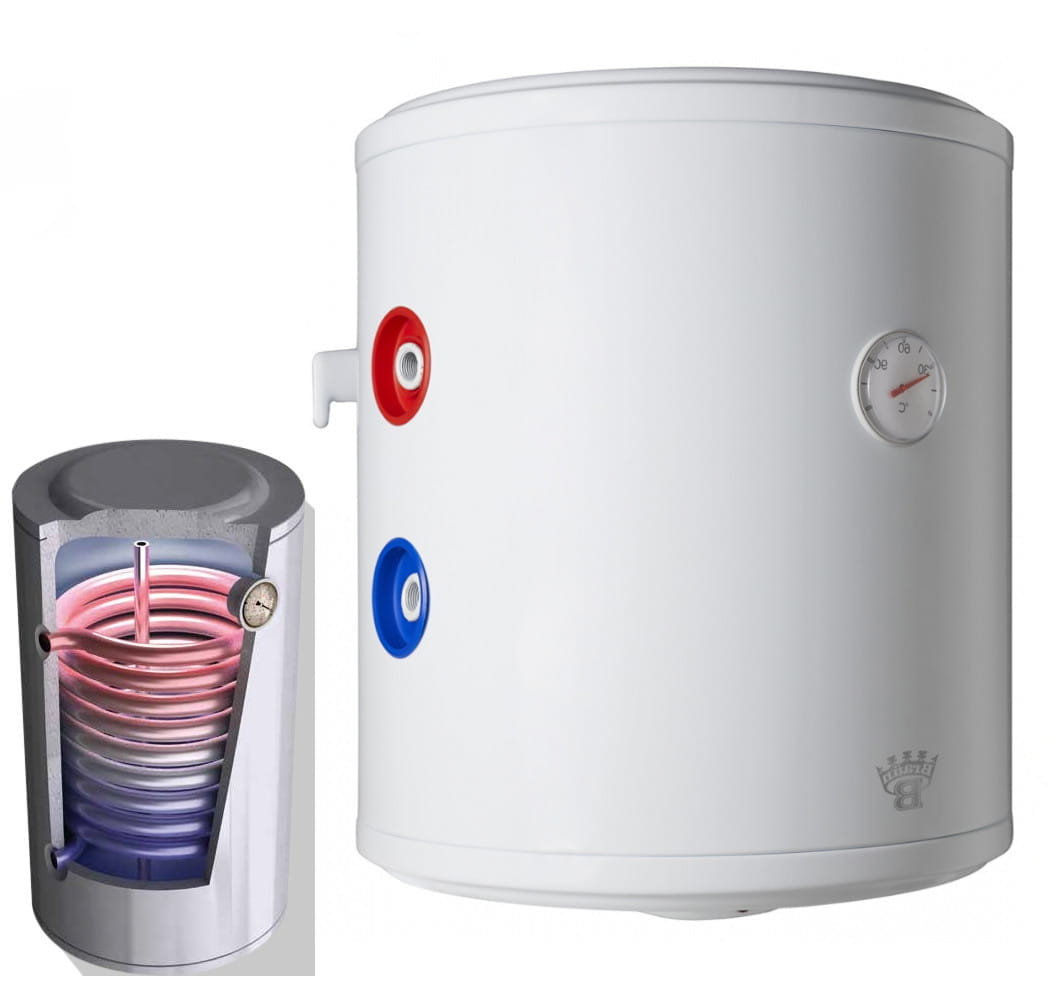 Bojler 80L podgrzewacz wody z wężownicą 70x46 cm LEWY BANDINI 100% Made in Italy - Domotechnika ...