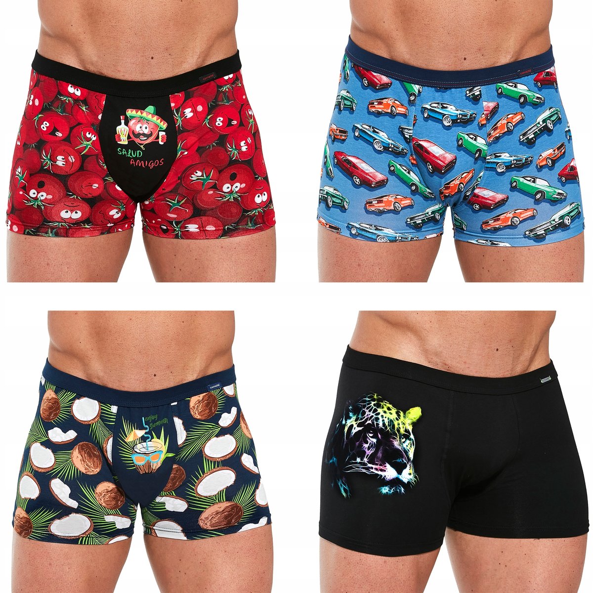Bokserki CORNETTE Tattoo Various - 4 szt. r. XL - Inna marka | Moda ...
