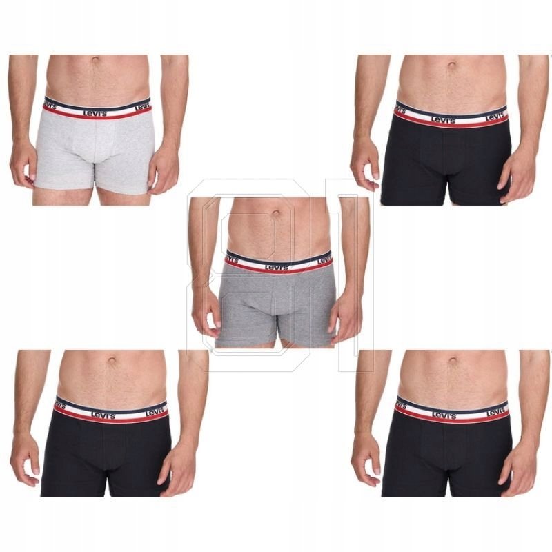 Bokserki Levi's Boxers 5-Pack M 701224335002 XL - Levi's | Moda Sklep ...