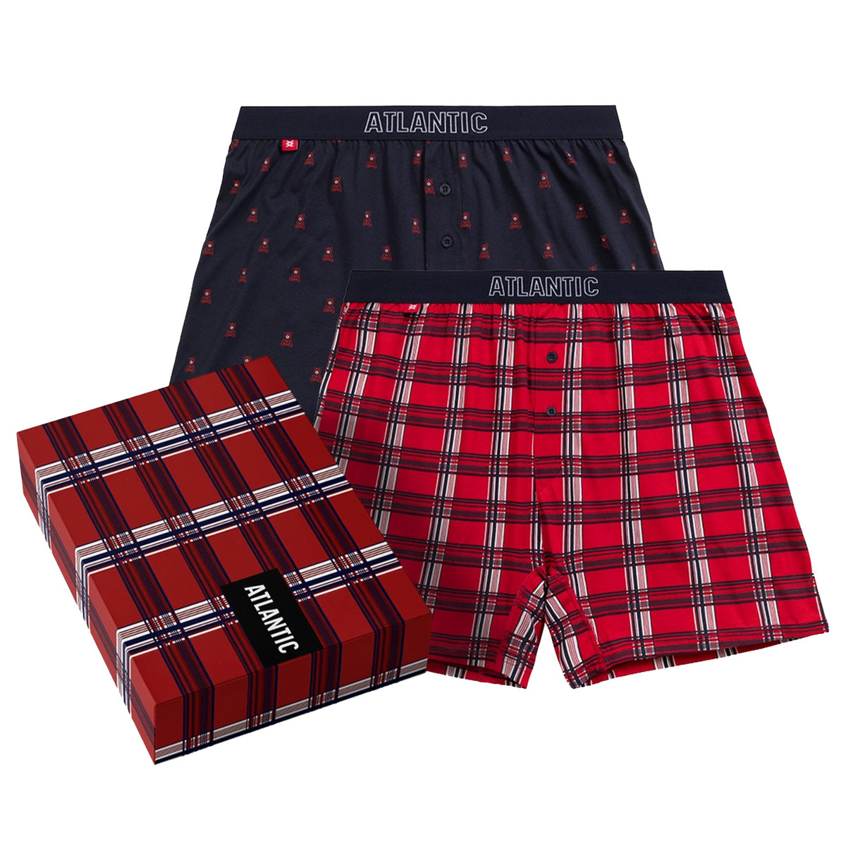 Bokserki Męskie Luźne-Xl - Atlantic | Moda Sklep EMPIK.COM