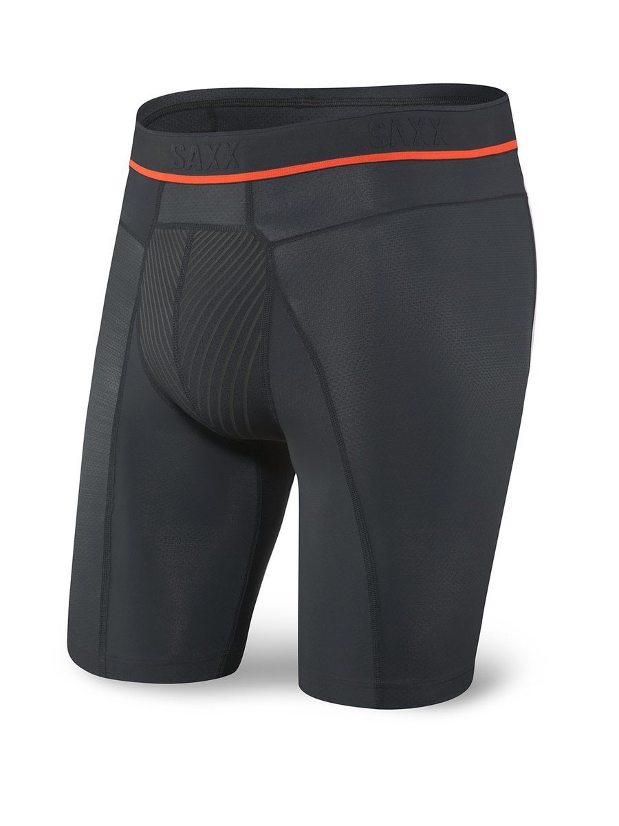 Bokserki męskie SAXX Hyperdrive Long Leg Blackout - XS - SAXX | Moda ...