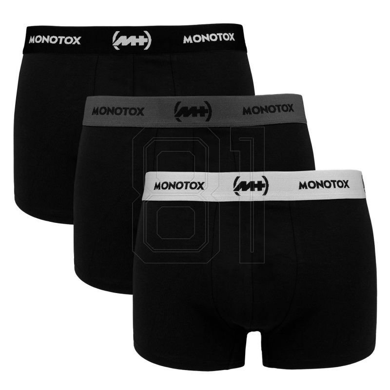 Bokserki Monotox Basics Boxer Brief 3-pak M MX21060 M - inna (Inny ...