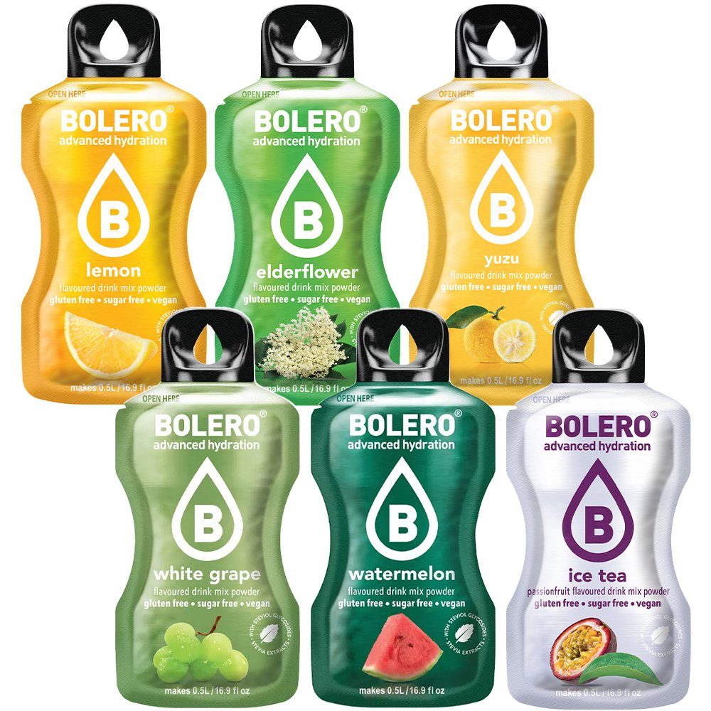 Bolero Sticks Zestaw 6 szt. Cytryna/ Bez/Yuzu/ Winogron/Arbuz/ Ice Tea ...