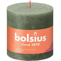Bolsius świeca bryłowa pieńkowa rustykalna słupek Rustic Shine 100/100 ...