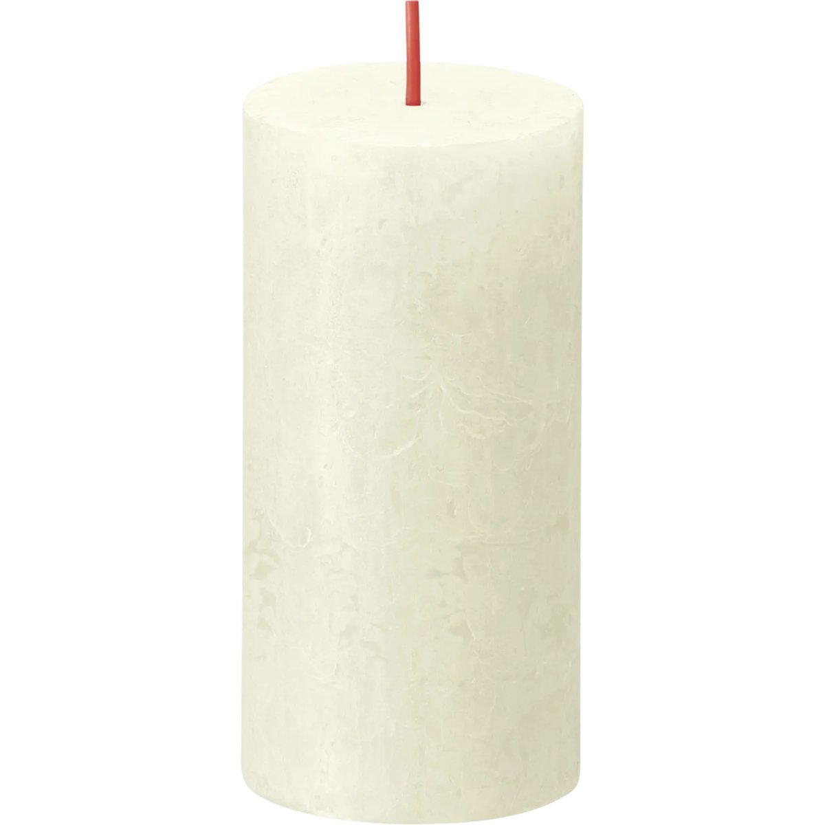 Bolsius świeca pieńkowa Rustic Shine 100/50 mm – Delikatny Perłowy ...