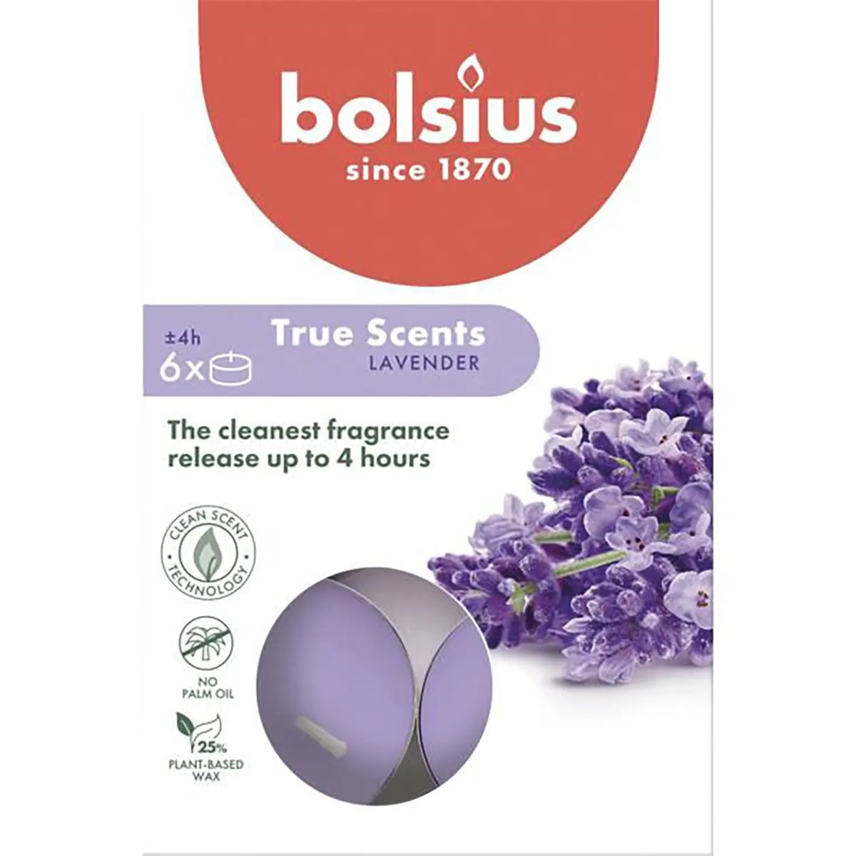 Bolsius tealighty zapachowe 6 szt - Lawenda - Bolsius | Sklep EMPIK.COM