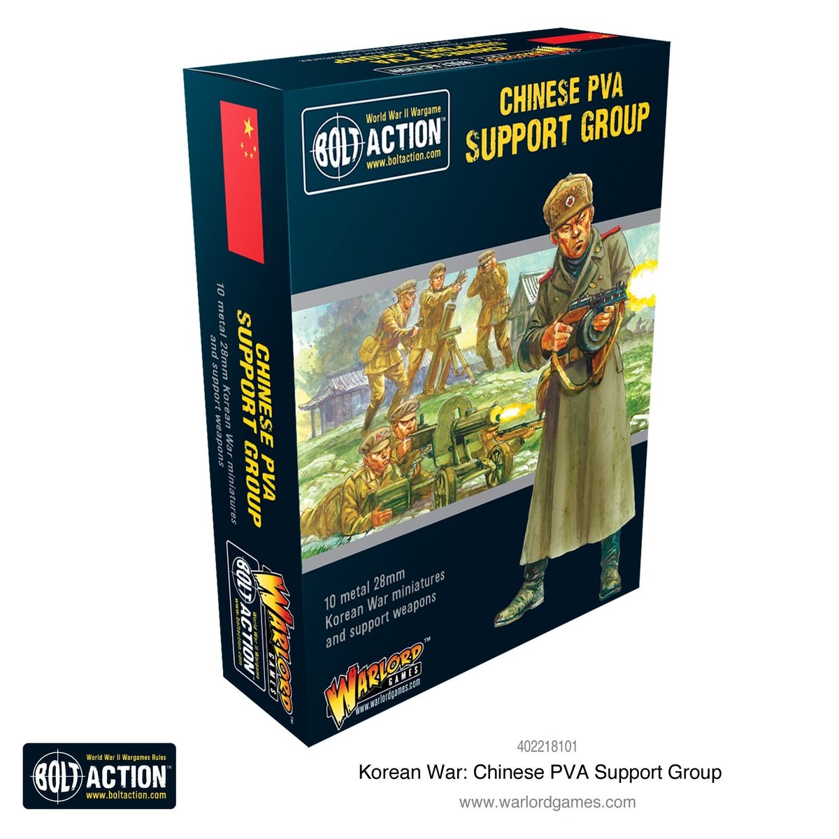 BOLT ACTION Korean War: Chinese PVA Support Group - WARLORD GAMES ...