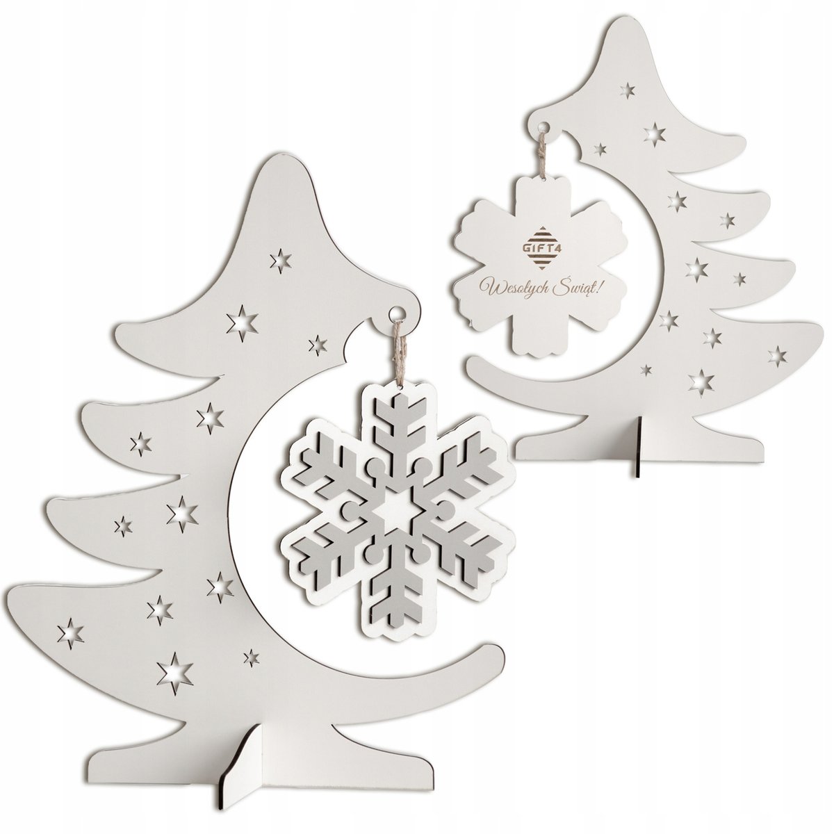 Bombka z życzeniami stojak choinka prezent święta - Inna marka | Sklep ...