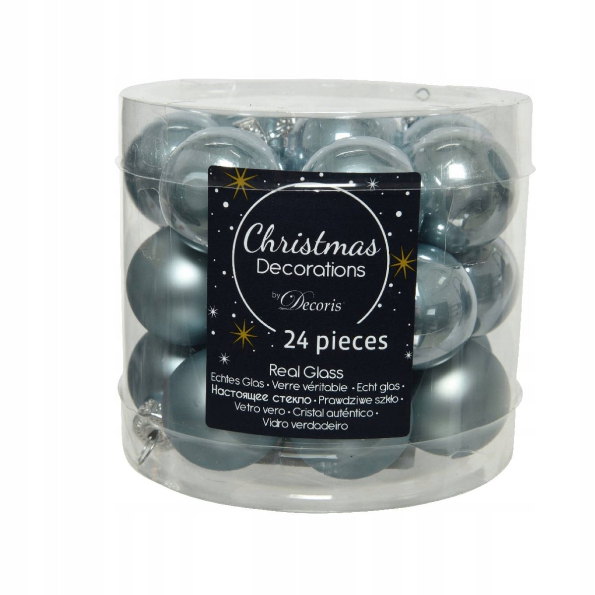 Bombki Choinkowe Niebieskie Zestaw 24 Szt. - Kaemingk | Sklep EMPIK.COM